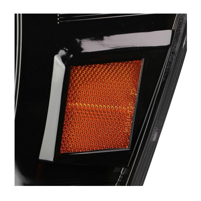 Scheinwerfer glanz-schwarz mit "Switch-Back" Blinker Spec-D - Calonder ...