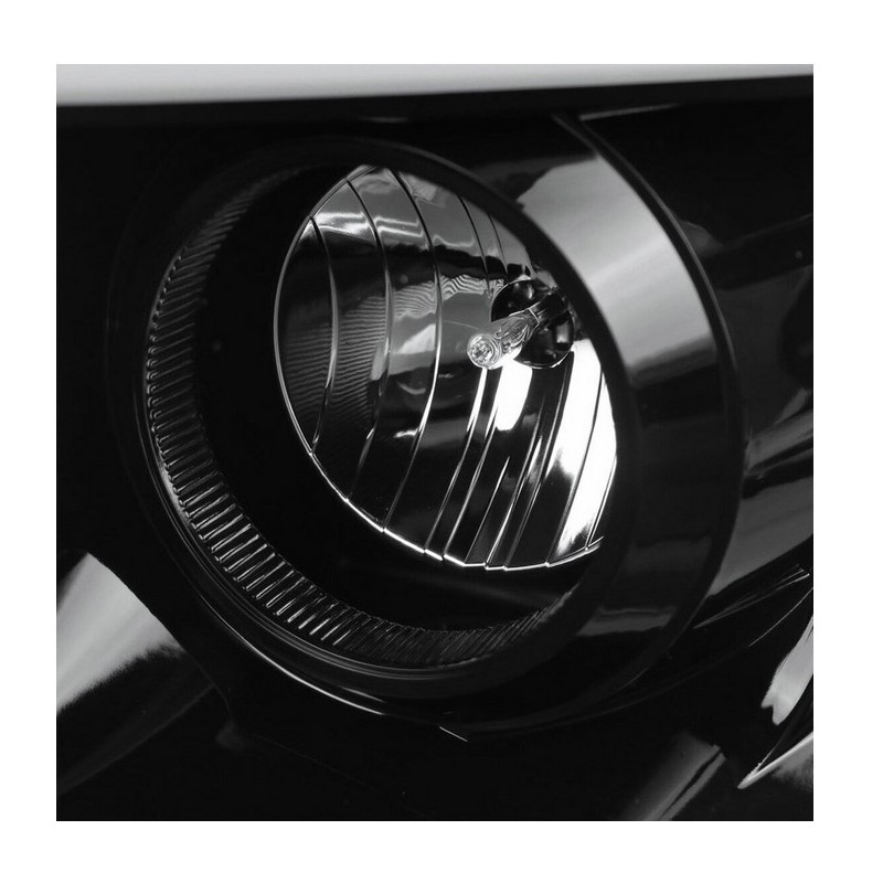 Scheinwerfer glanz-schwarz mit "Switch-Back" Blinker Spec-D - Calonder ...