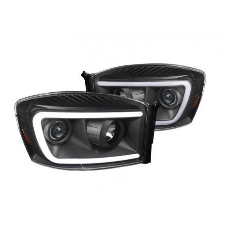 Scheinwerfer matt-schwarz mit "Switch-Back" Blinker Spec-D - Calonder ...