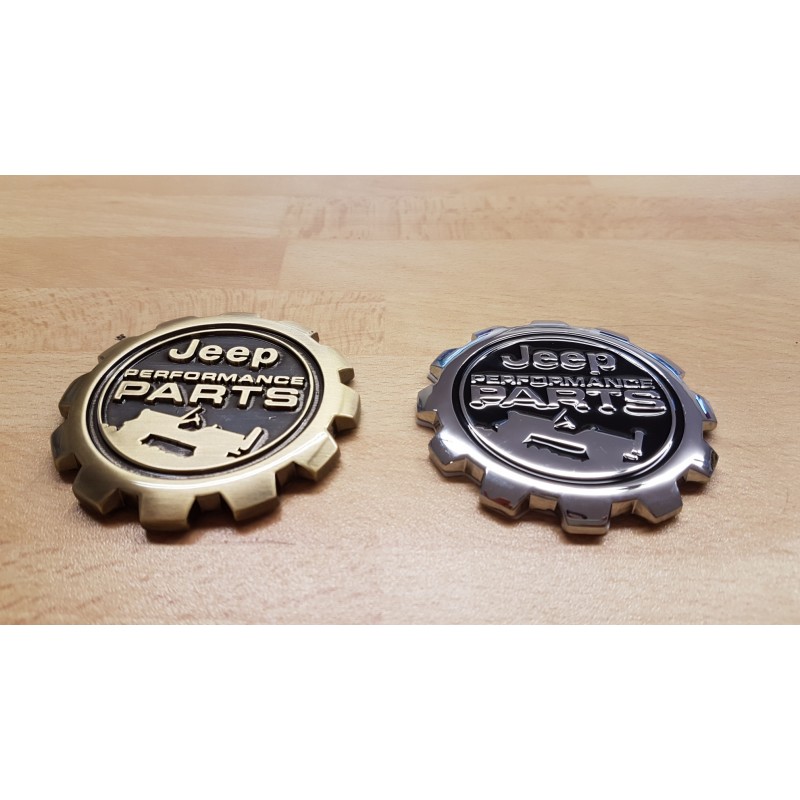 Emblem "Jeep Performance Parts" in silber oder gold - Calonder Online
